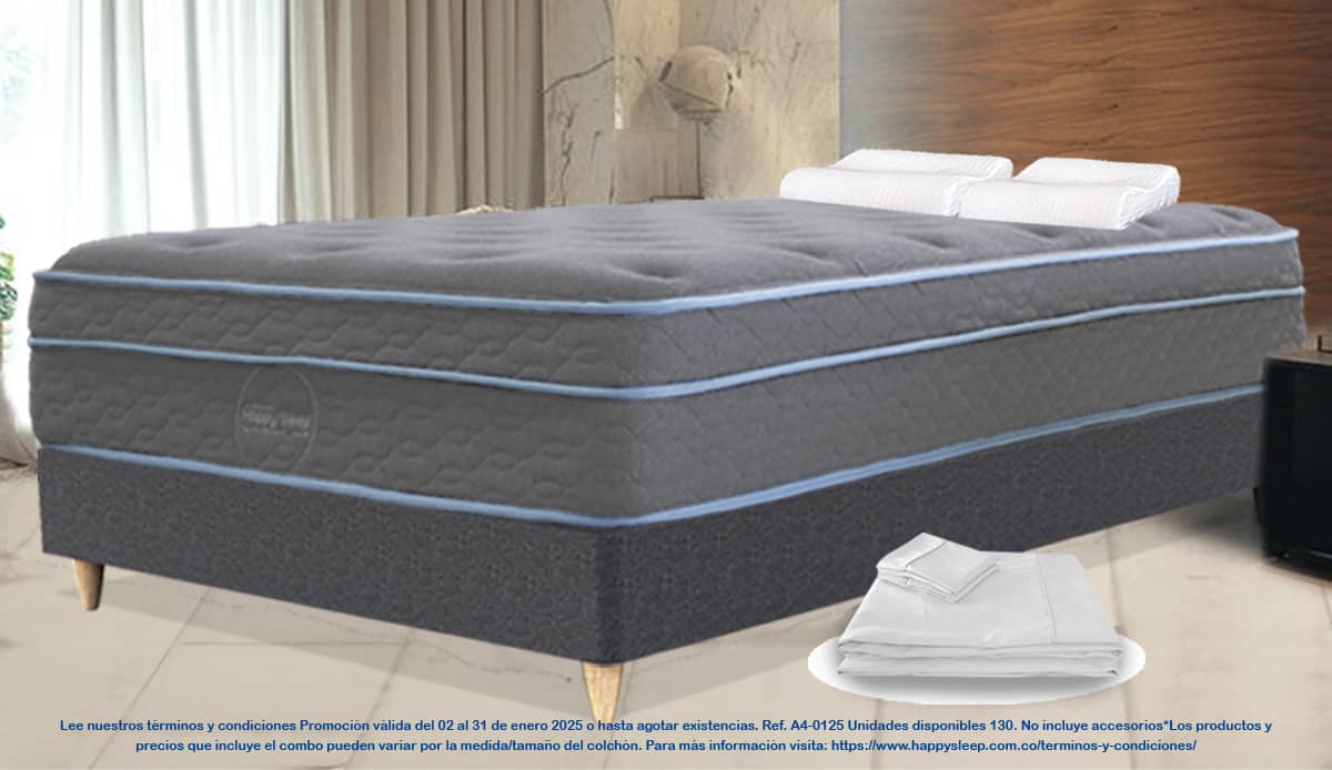 Colchones en promoción - Combos - Colchones Happy Sleep