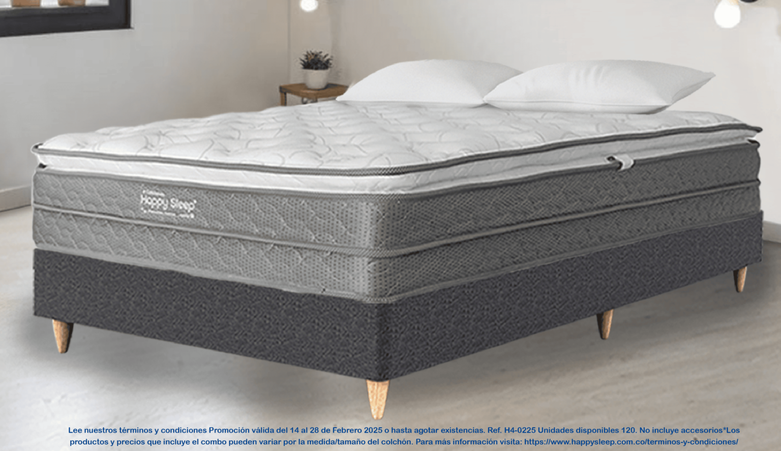 Colchones en promoción - Combos - Colchones Happy Sleep